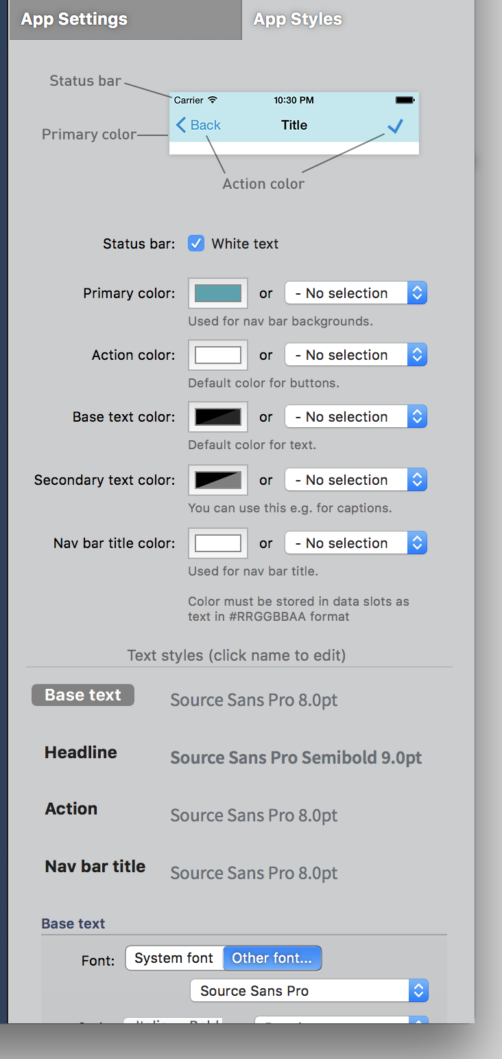 Project Map - ApiOmat Documentation