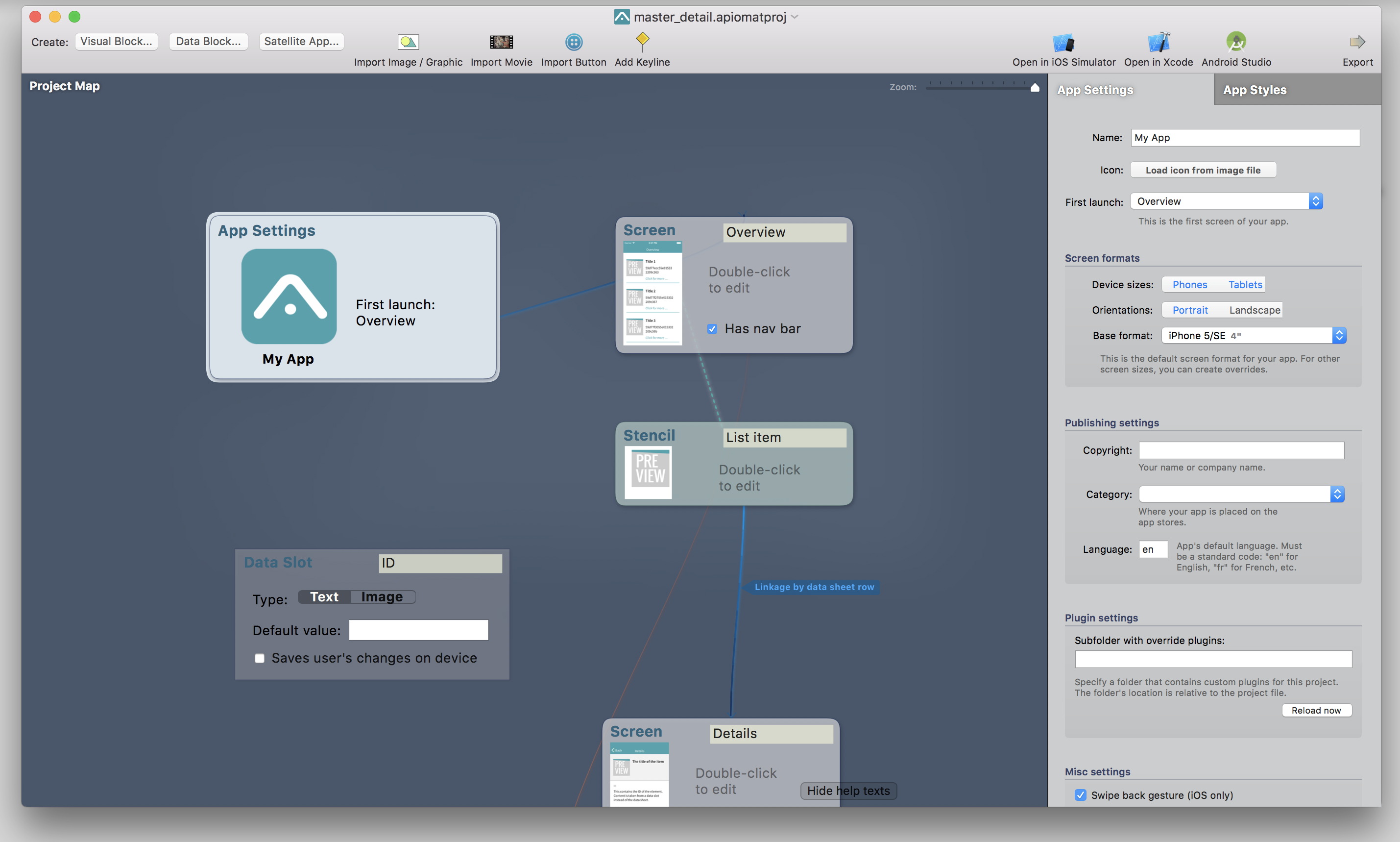 Project Map - ApiOmat Documentation